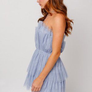 Gilli | Dresses | Gilli Strapless Layered Mesh Dress | Poshmark